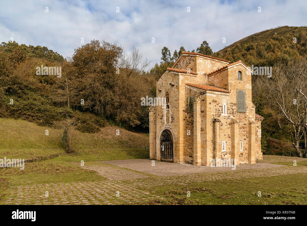 Pre-Romanesque church of San Miguel de Lillo, dedicated to the ...