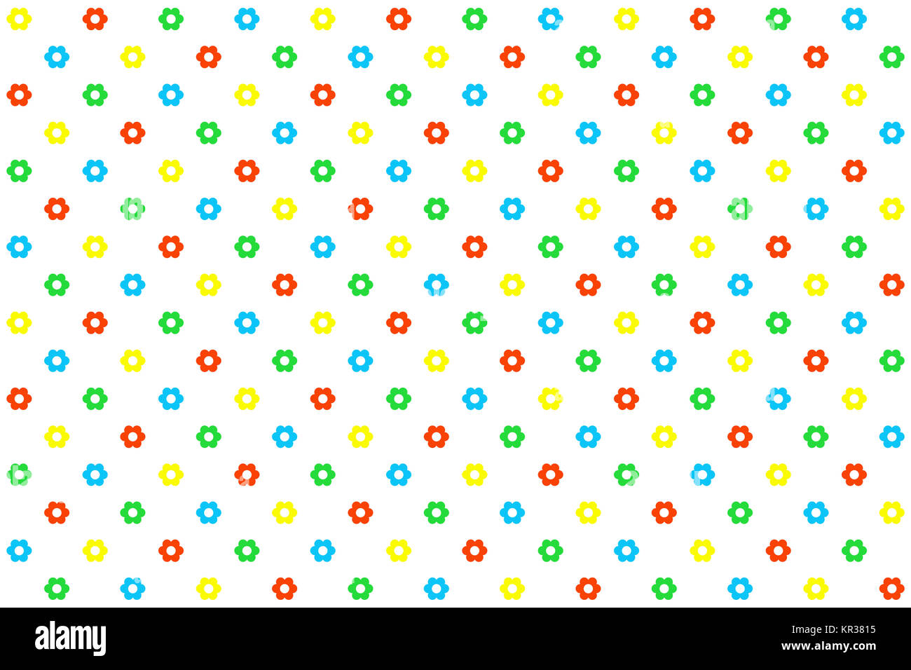 seamless floral pattern white colorful Stock Photo - Alamy