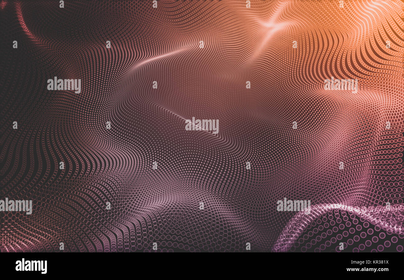 Abstract polygonal space low poly dark background, 3d rendering Stock ...