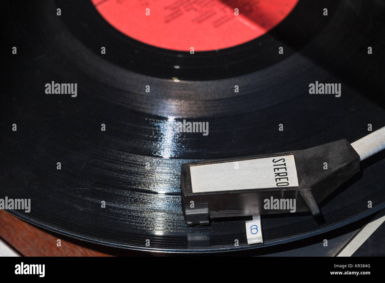 Old record player plays musical hi-res stock photography and images - Alamy