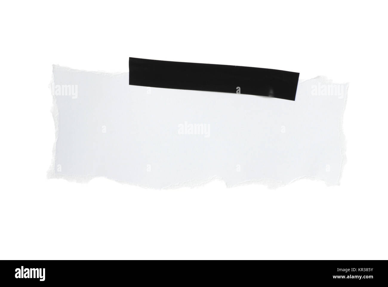 empty paper note with sticky tape Stock Photo - Alamy