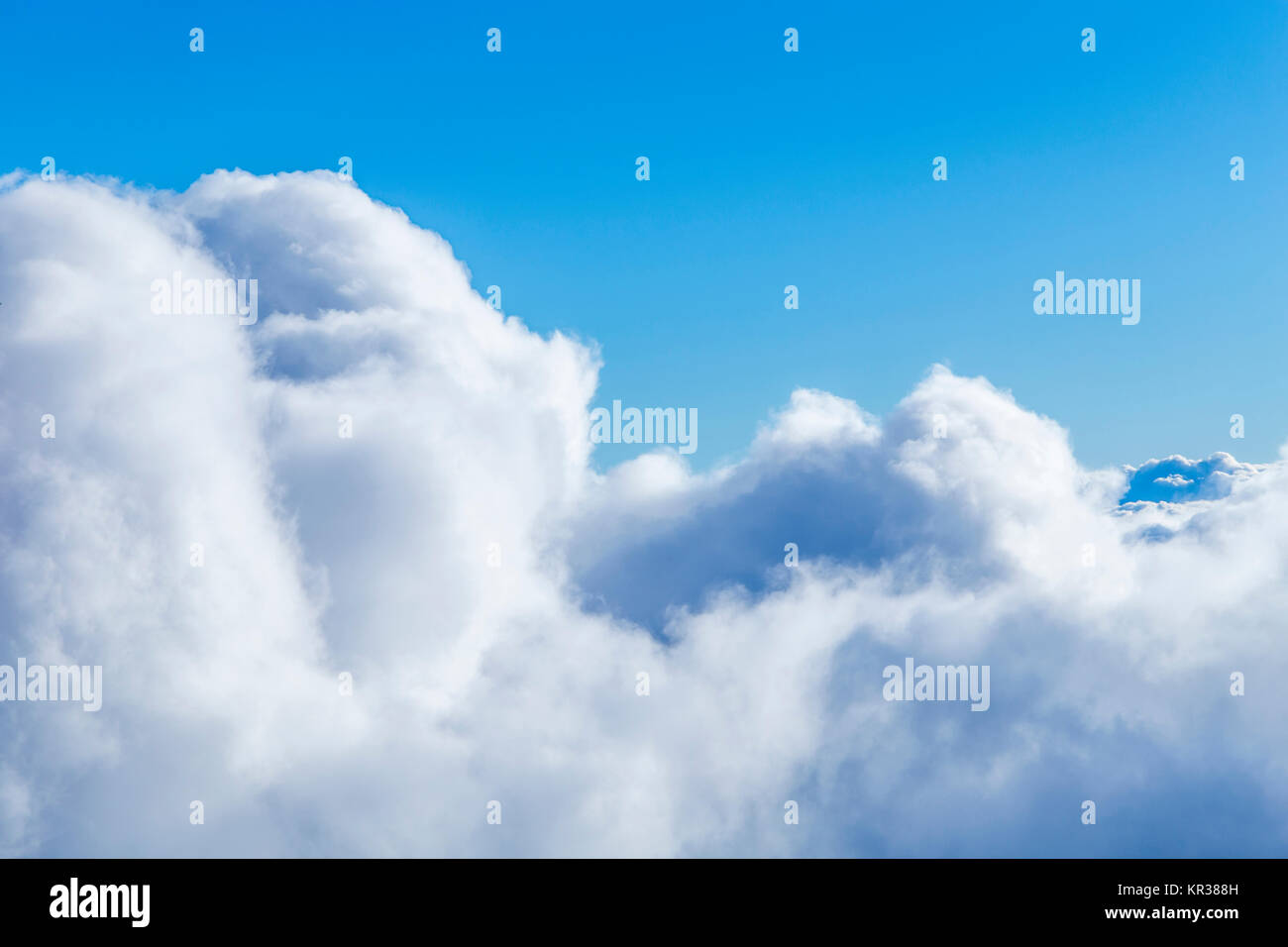 background of soft clouds in blue sky Stock Photo - Alamy