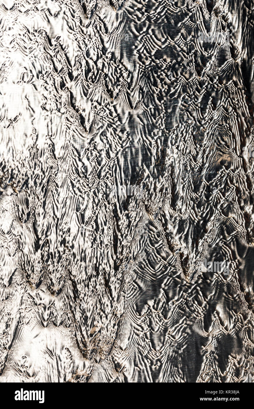 beautiful pattern of flowing water at a metal wall Stock Photo - Alamy