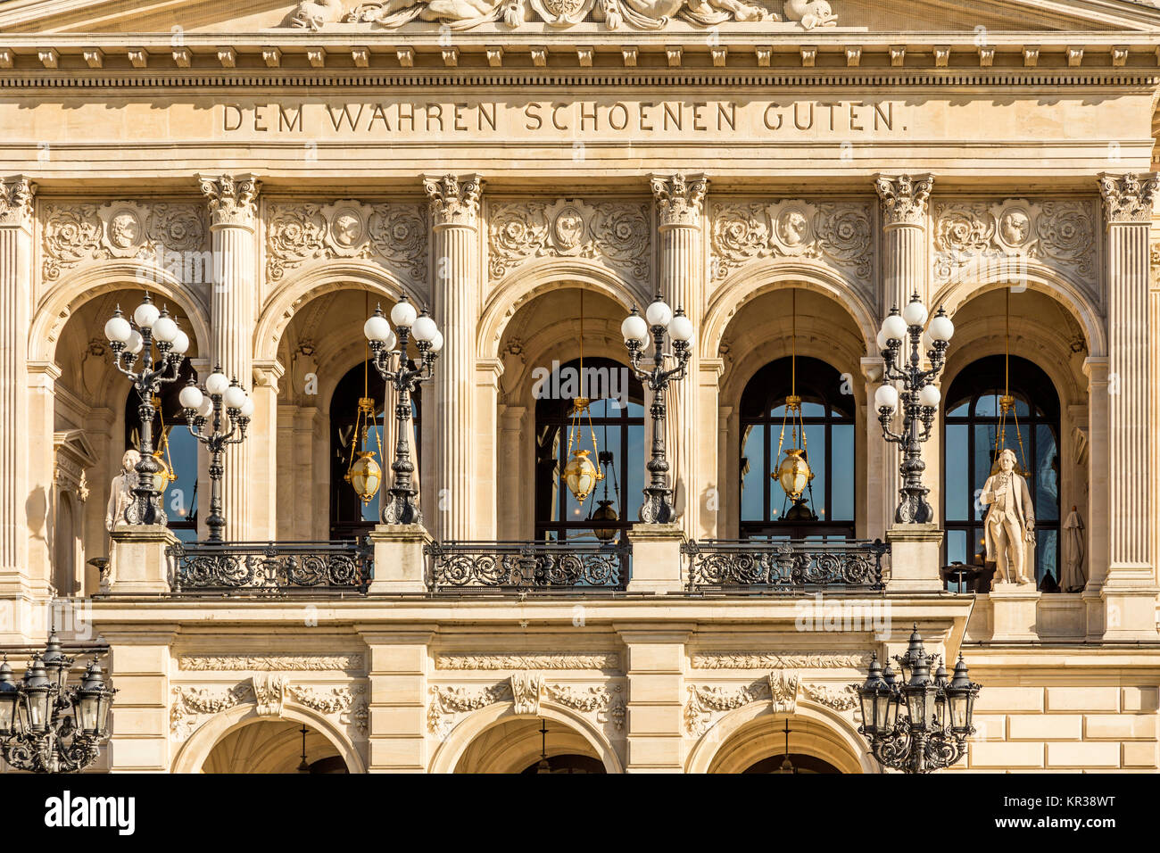 facade of frankfurts alte oper in detail Stock Photo - Alamy