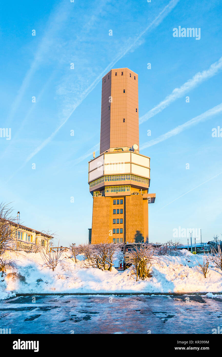 mount grosser feldberg,highest peak of the german taunus mountains near ...