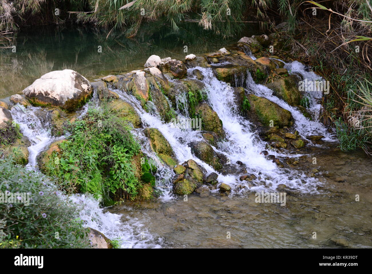 waterfall in spain Stock Photo - Alamy