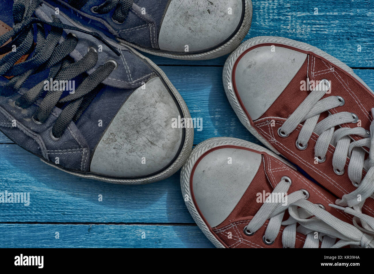 Worn sneakers hi-res stock photography and images - Alamy