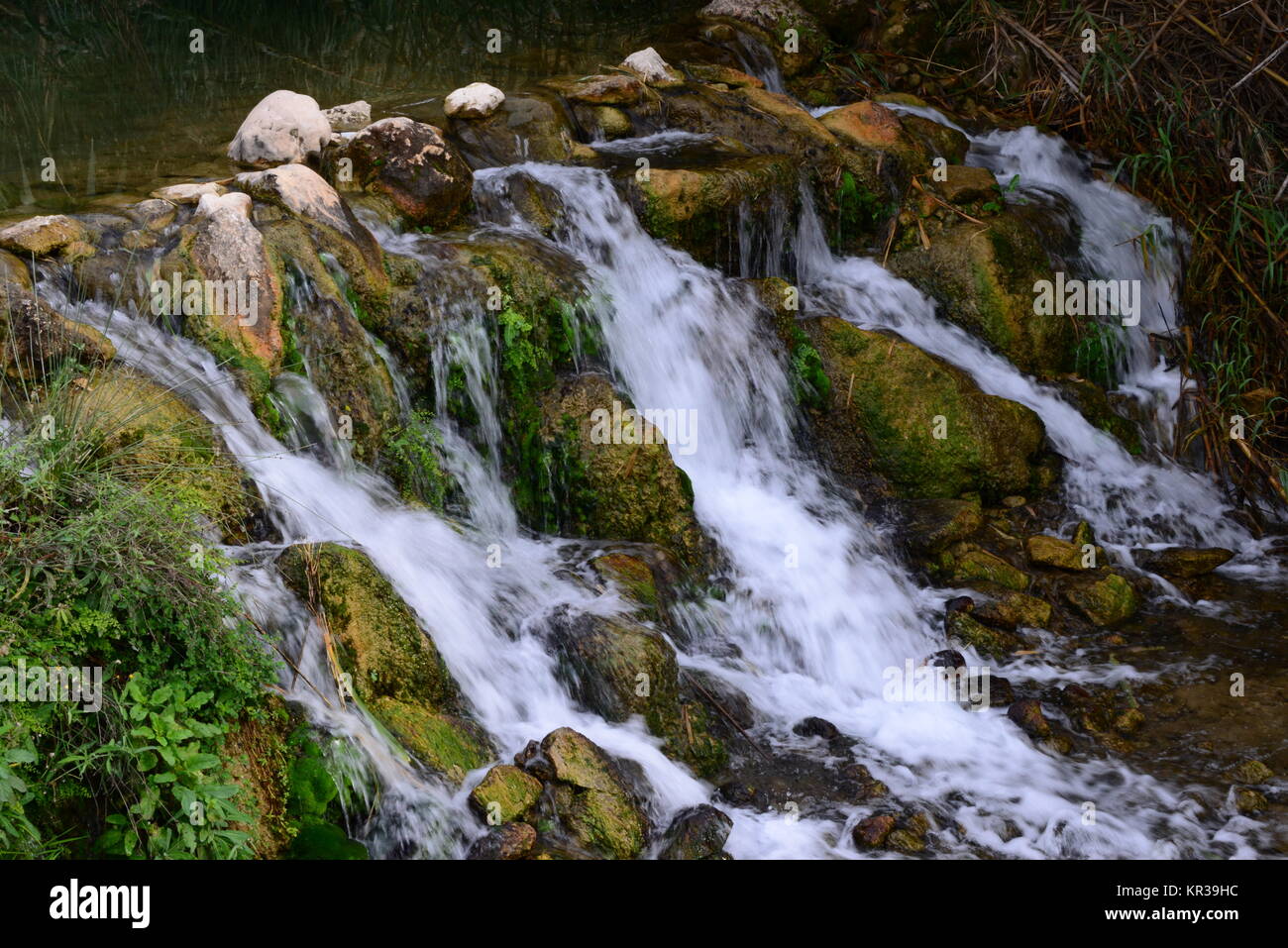 waterfall in spain Stock Photo - Alamy