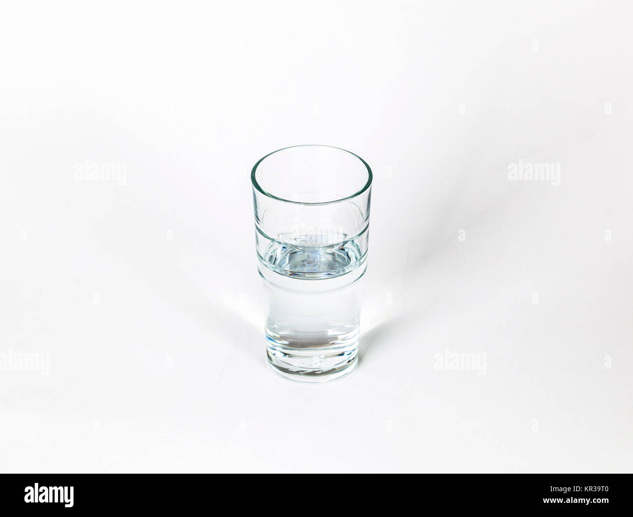 glass with water isolated on white background Stock Photo - Alamy