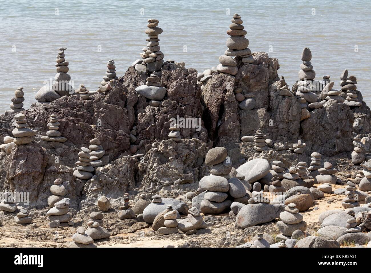 Land Art am Captain Cook Highway Stock Photo - Alamy