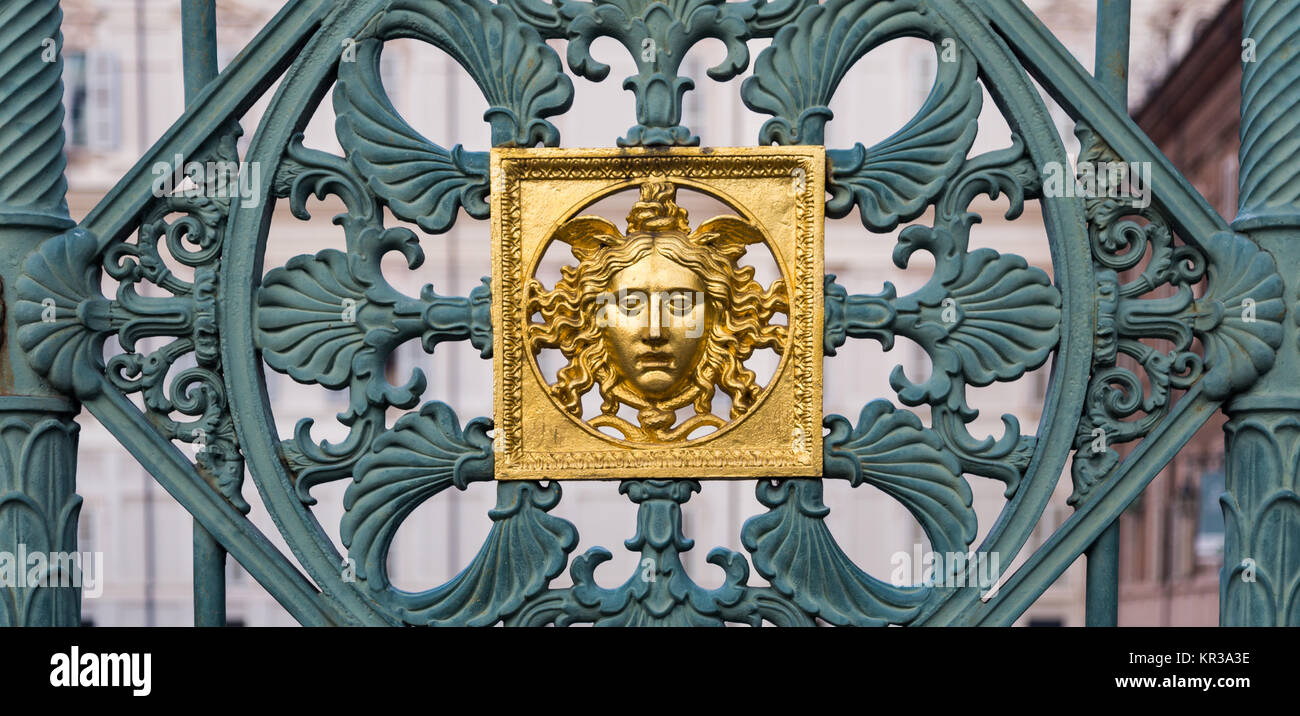 Royal Palace Fence Stock Photo - Alamy