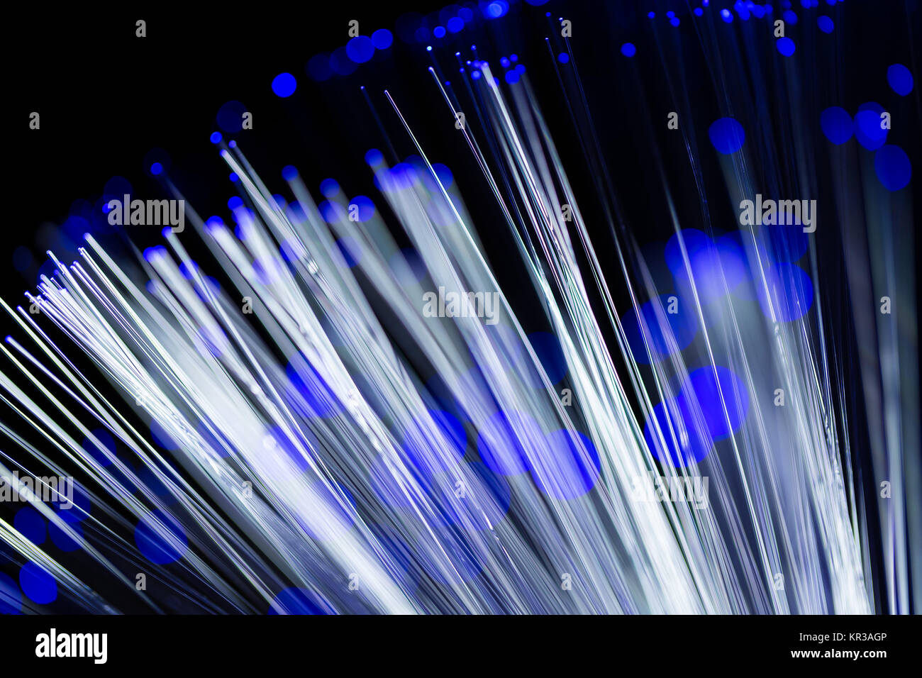 Close up of fiber optics Stock Photo - Alamy