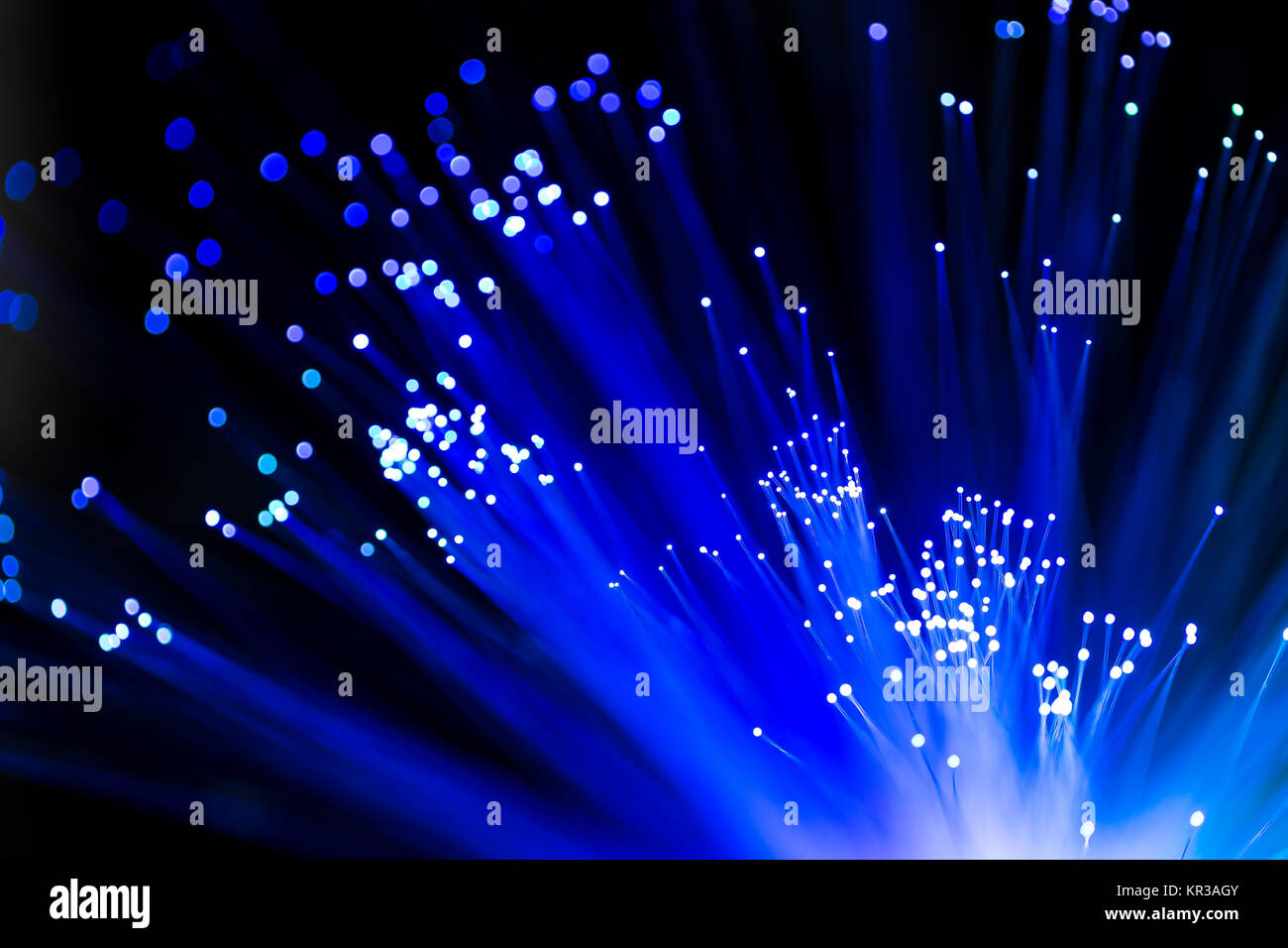 Optical fiber lighting Stock Photo - Alamy