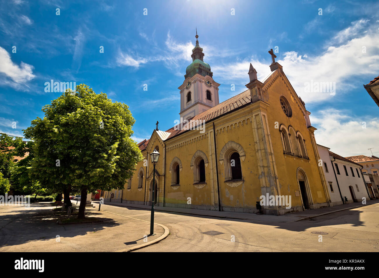 Town of Karlovac church and architecture Stock Photo - Alamy