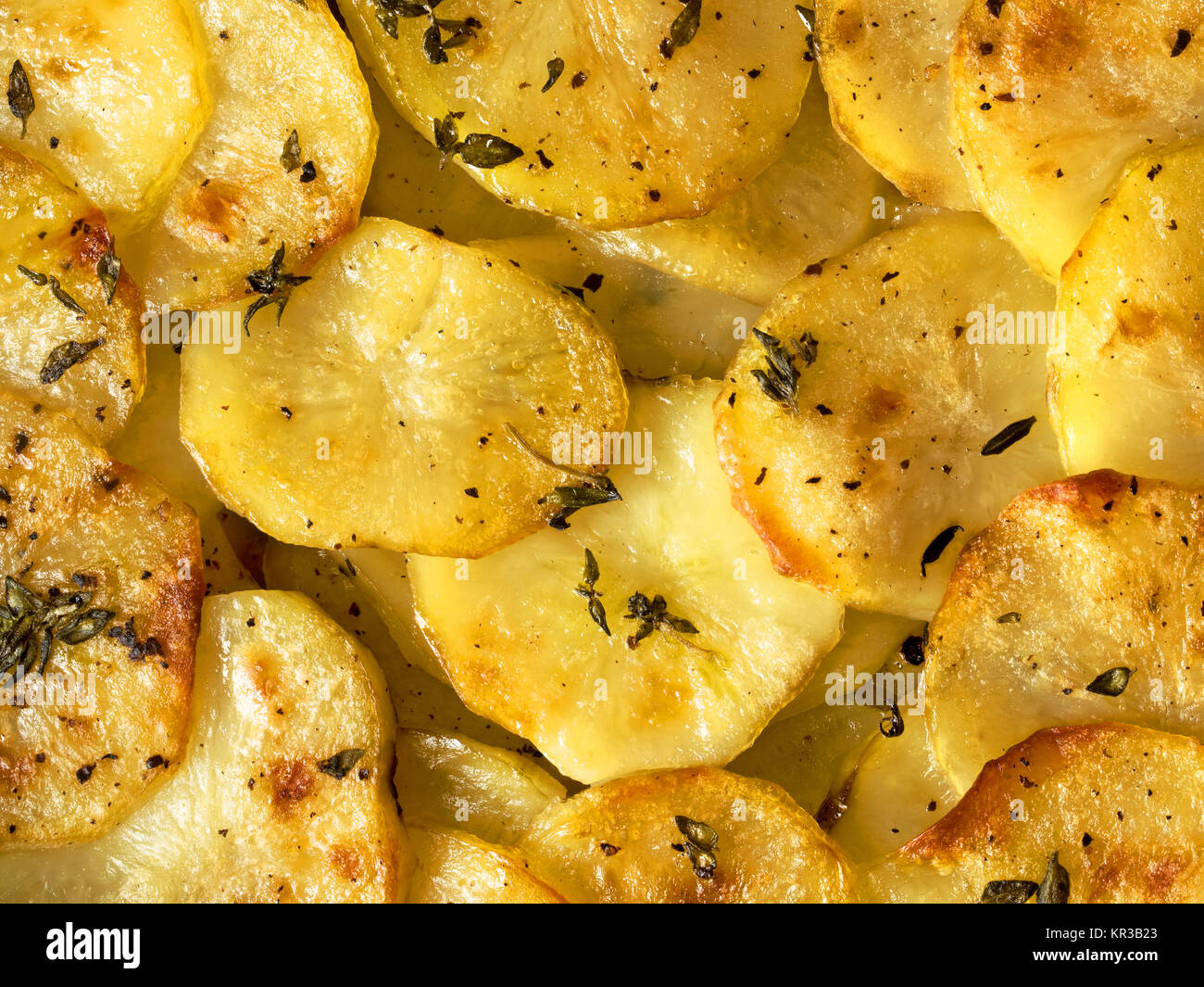 rustic french golden anna potato Stock Photo - Alamy