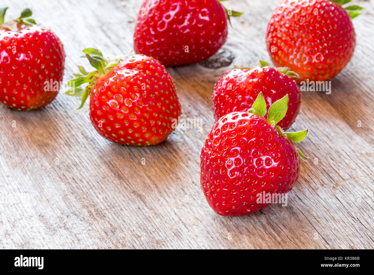 Close-up view of red strawberry Stock Photo - Alamy