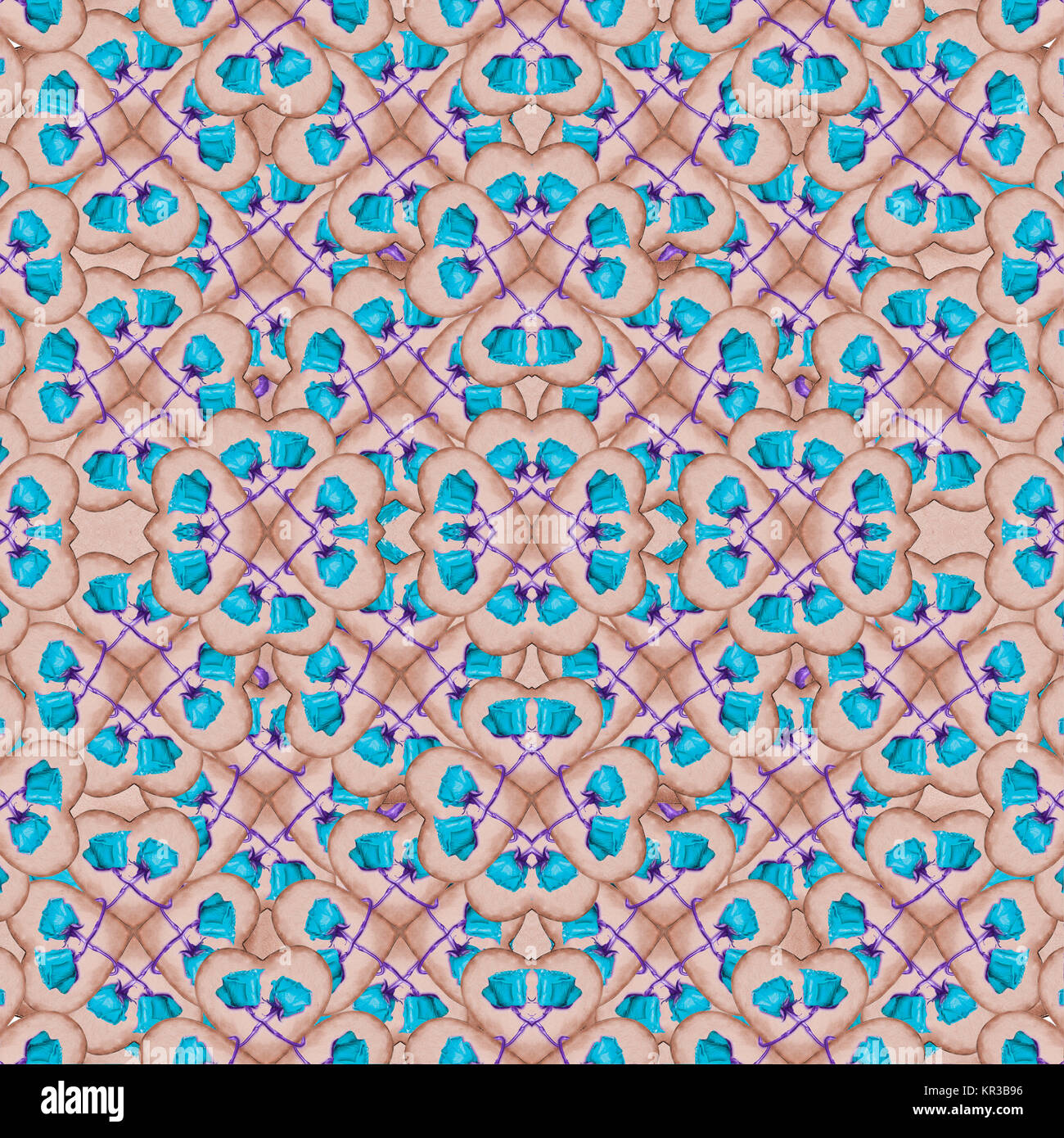 Love Motif Seamless Pattern Mosaic Stock Photo - Alamy