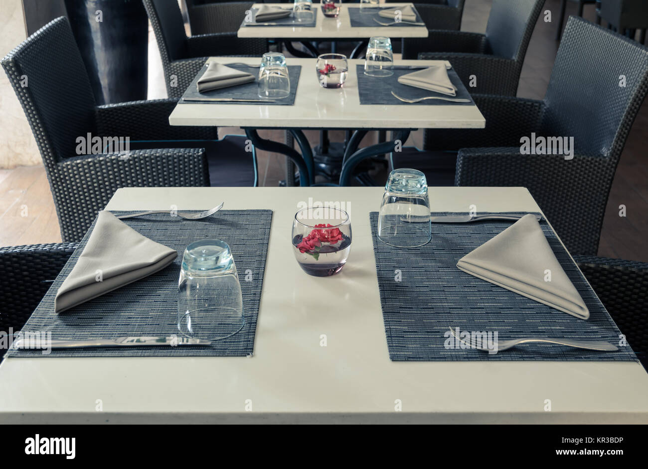 Table dinner set Stock Photo - Alamy