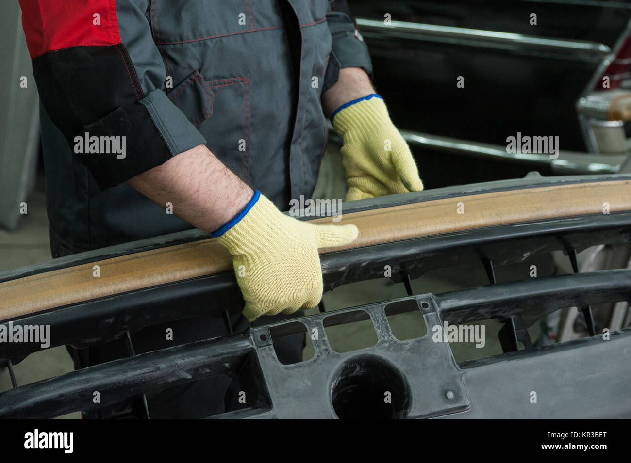 Repairing automotive body Stock Photo - Alamy