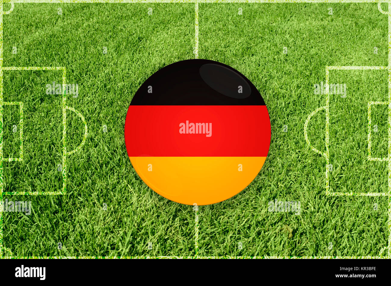 Germany football symbol Stock Photo - Alamy