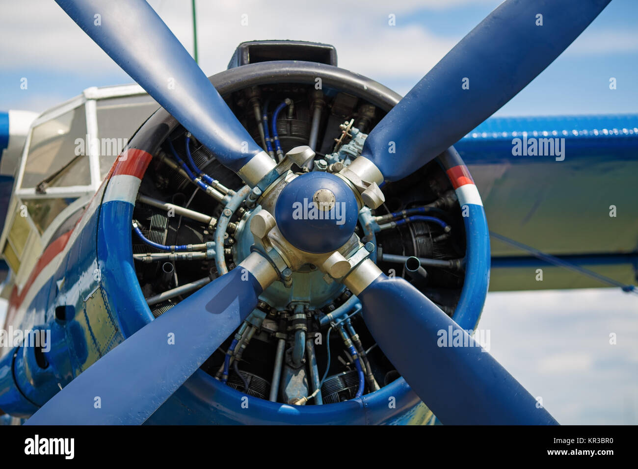 Model radial aircraft engine hi-res stock photography and images - Alamy