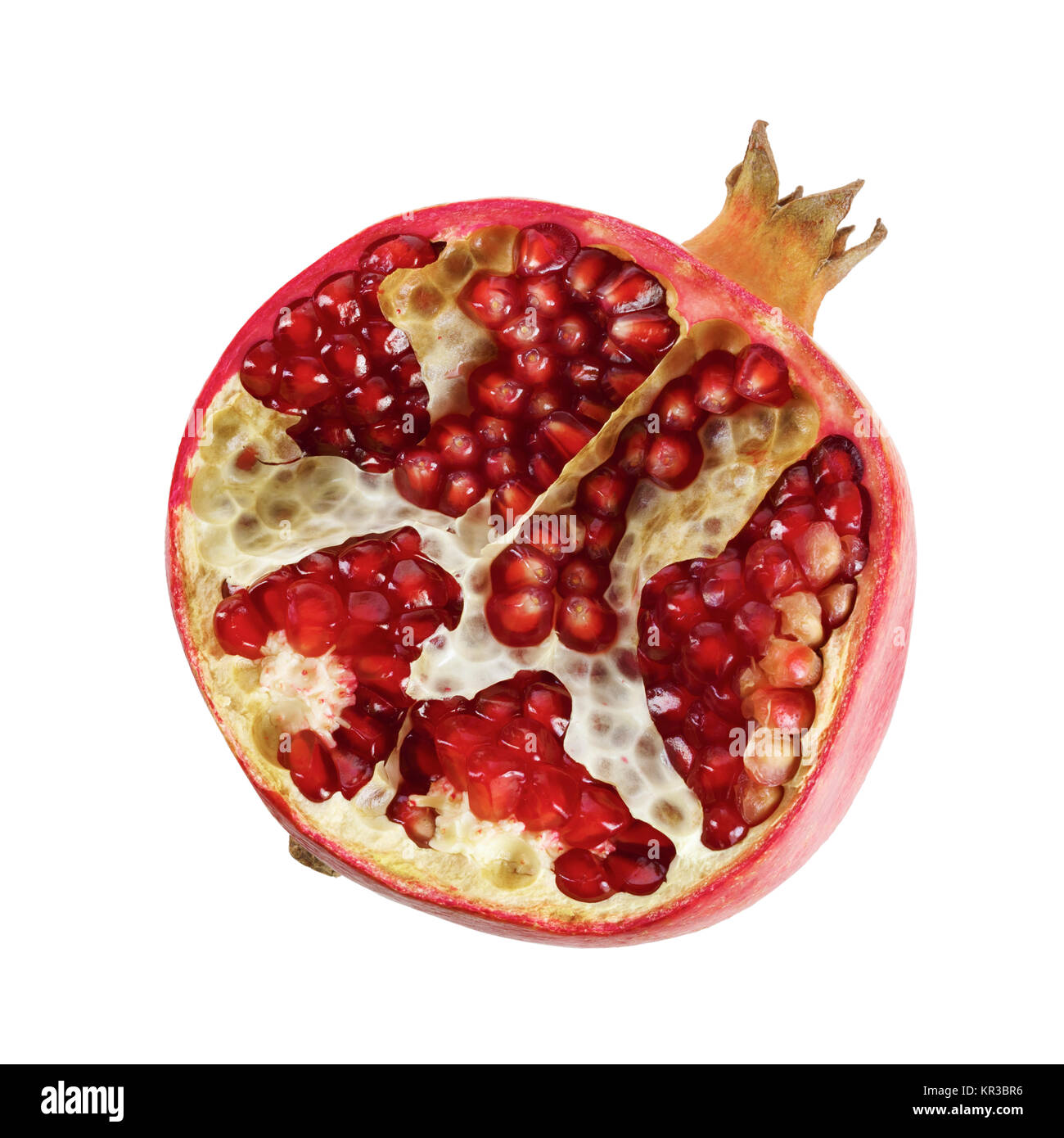 Half of pomegranate Stock Photo - Alamy