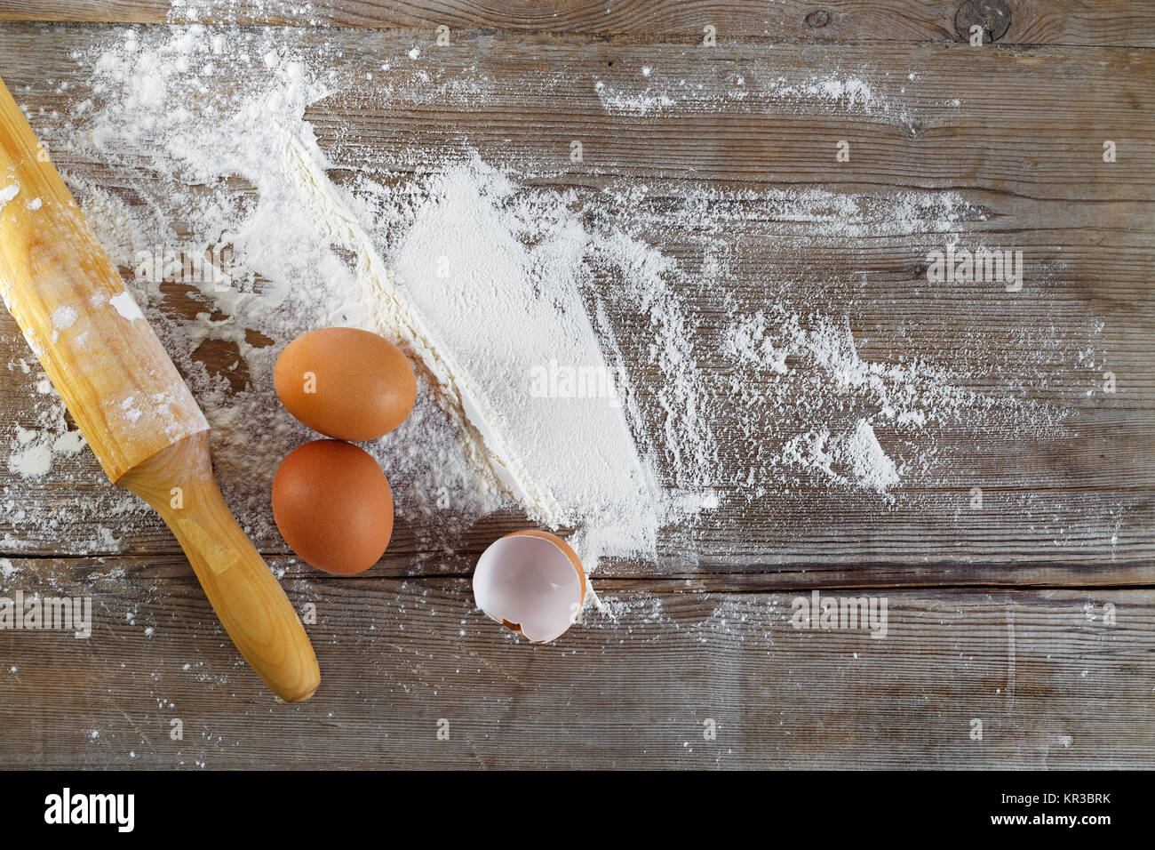 Essential baking ingredients hi-res stock photography and images - Alamy