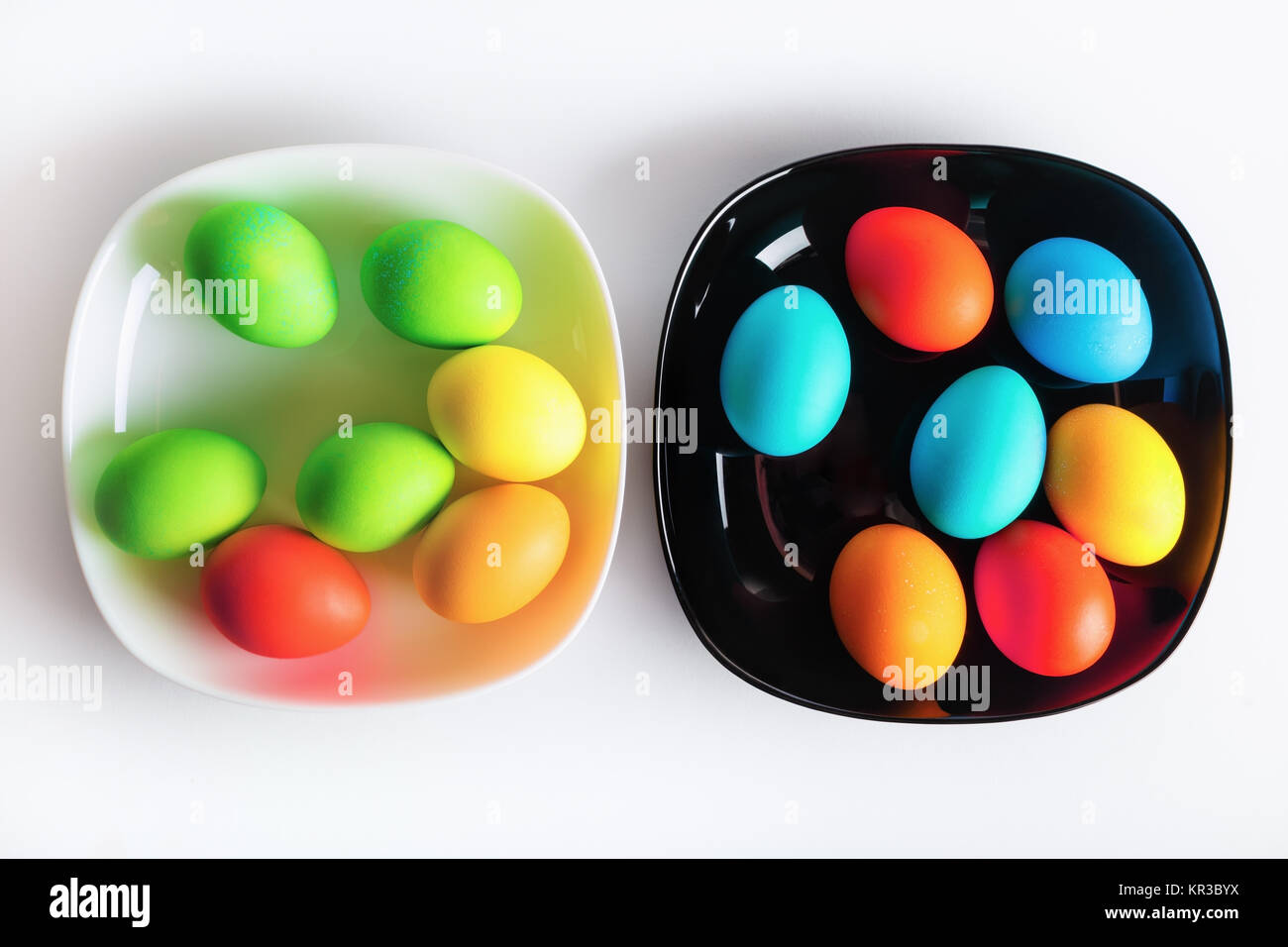 Bright Easter eggs Stock Photo - Alamy