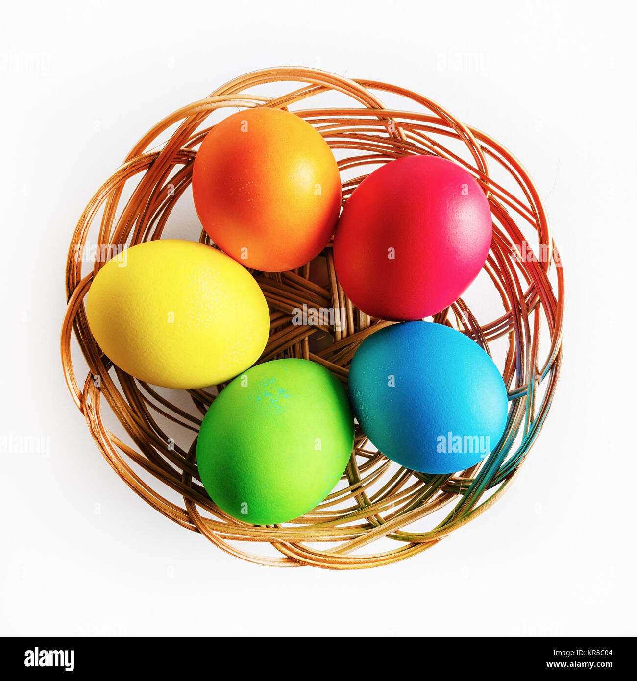 Colorful easter eggs Stock Photo - Alamy