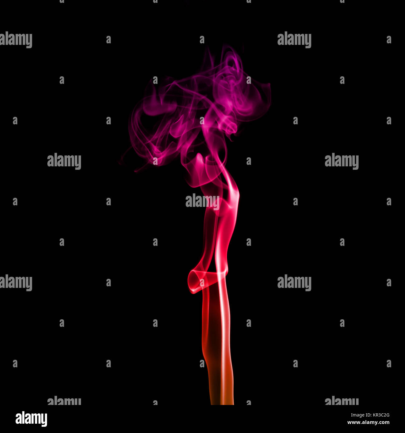 Abstract red smoke Stock Photo - Alamy