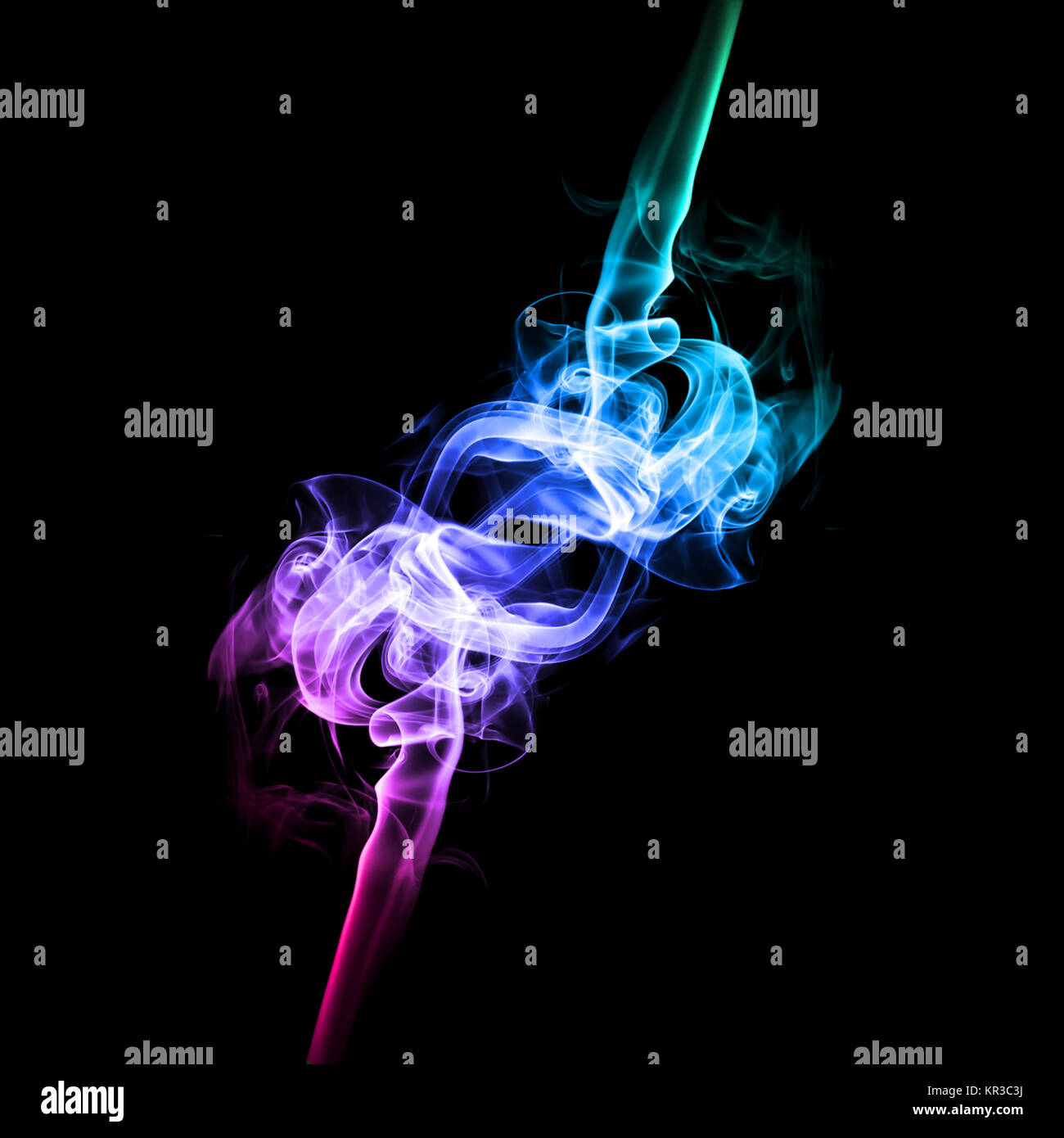 Bright colored smoke Stock Photo - Alamy
