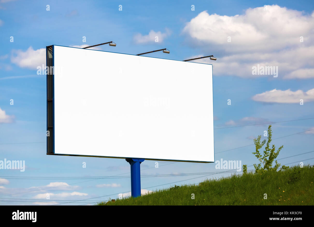 Big blank billboard Stock Photo - Alamy