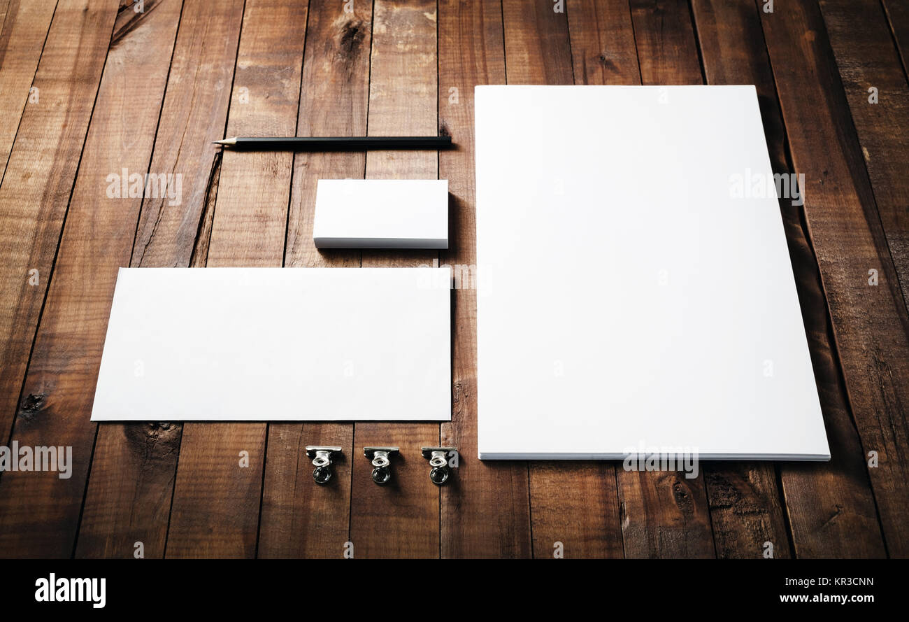 Blank branding identity template Stock Photo - Alamy