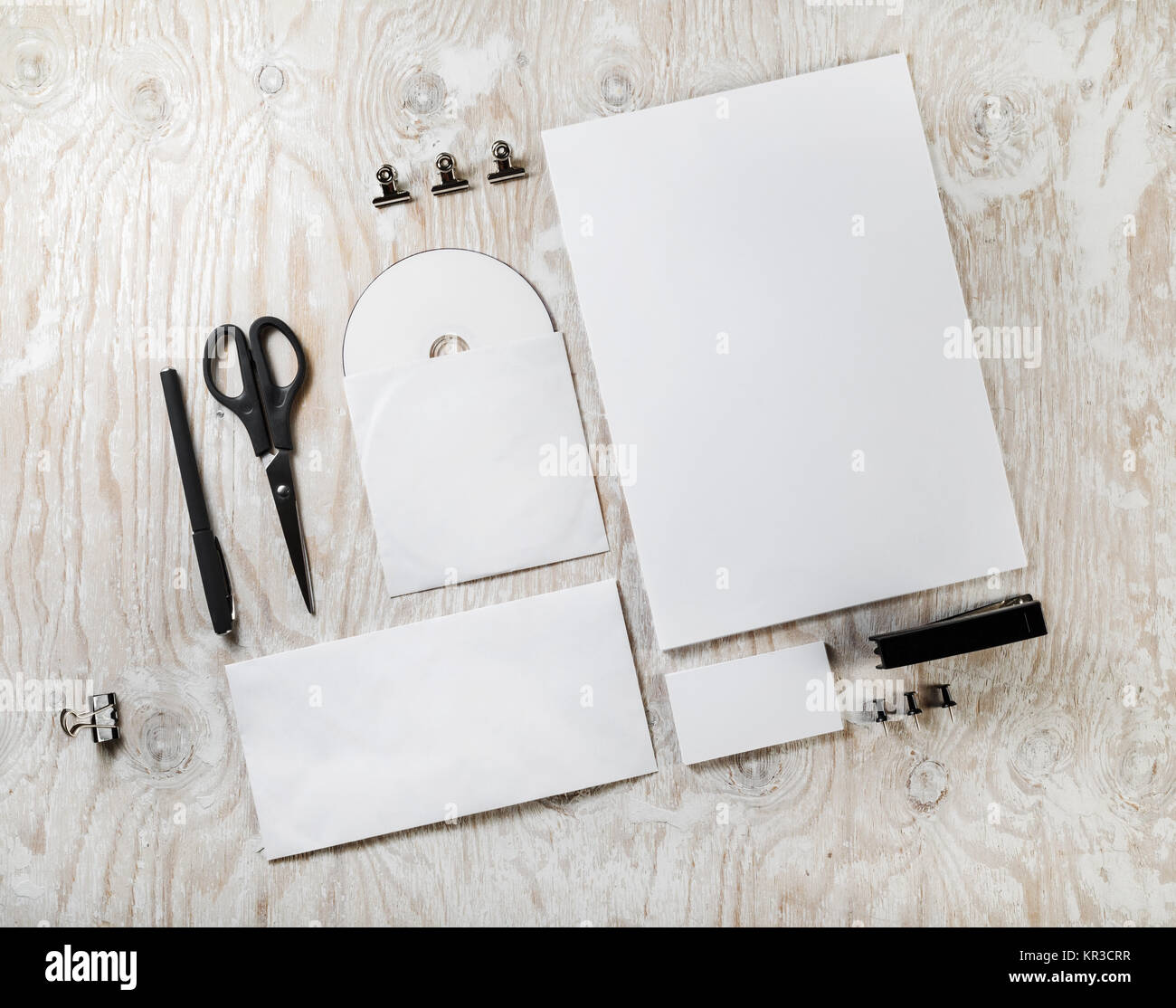 Blank identity template Stock Photo - Alamy