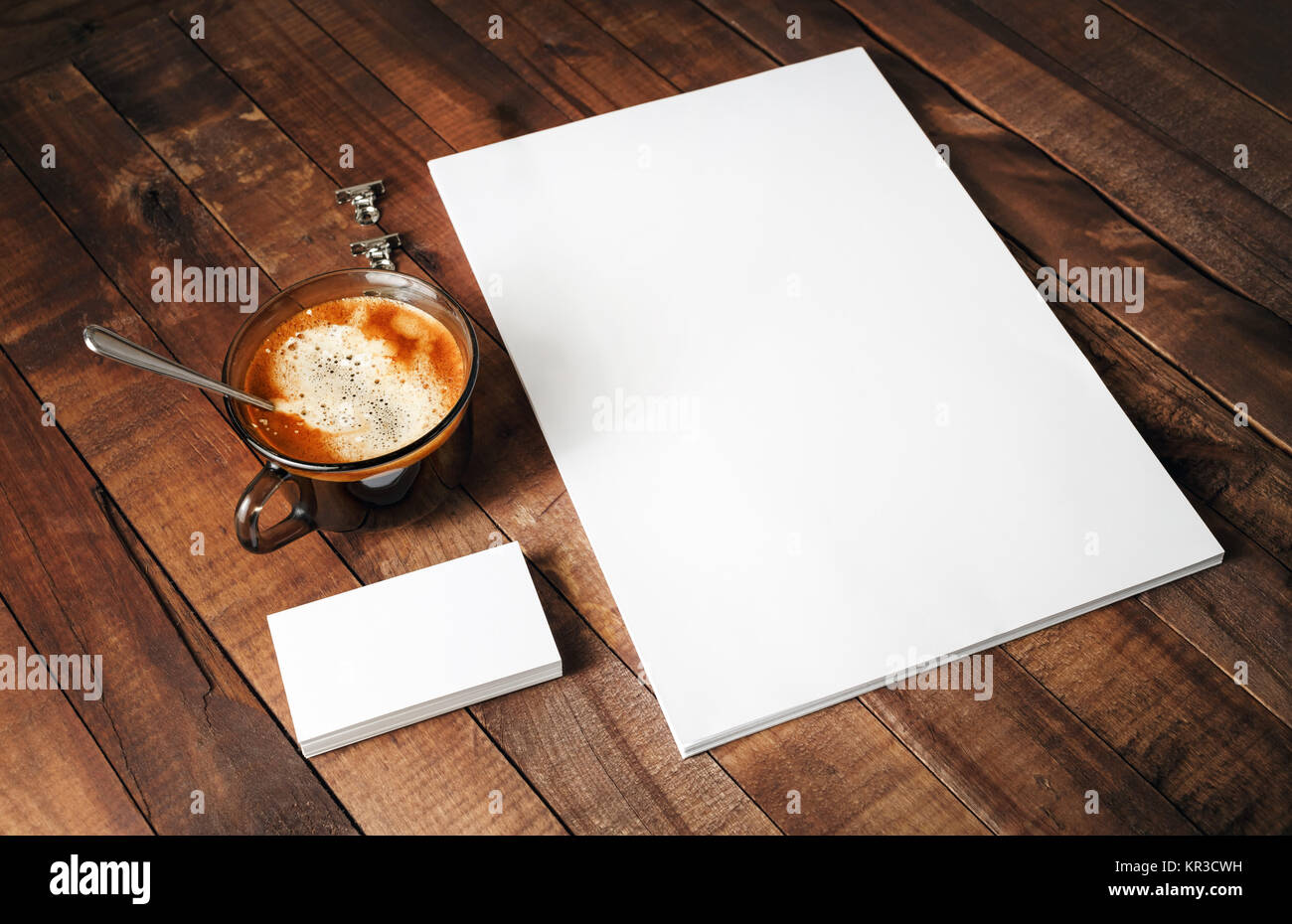 Blank paperwork template Stock Photo - Alamy