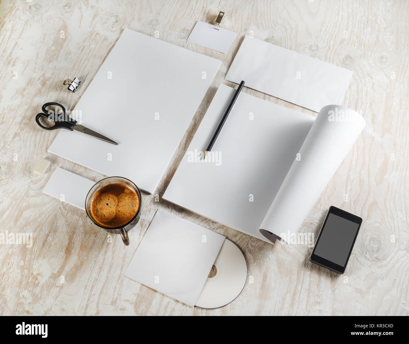 Blank template for ID Stock Photo - Alamy