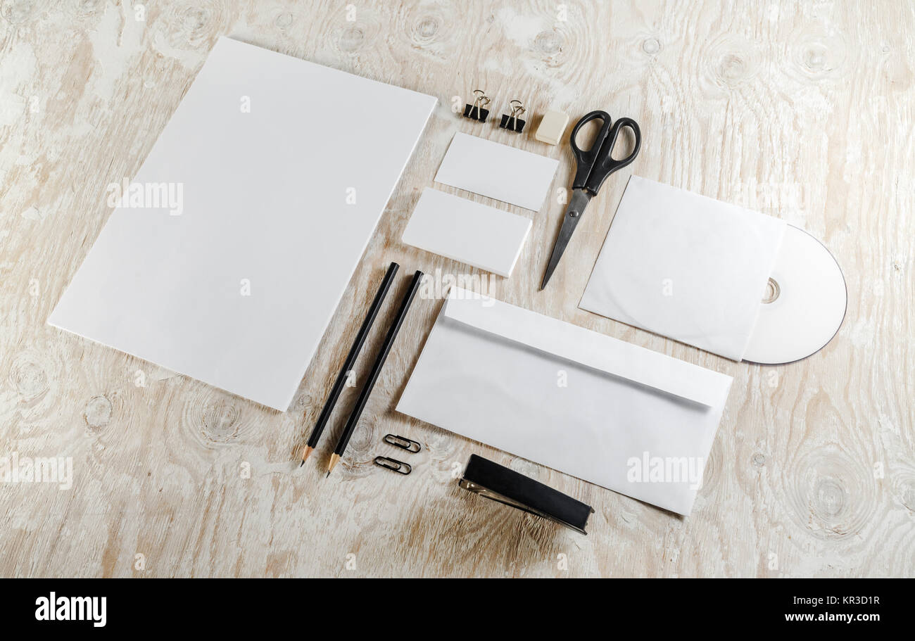 Blank identity template Stock Photo - Alamy