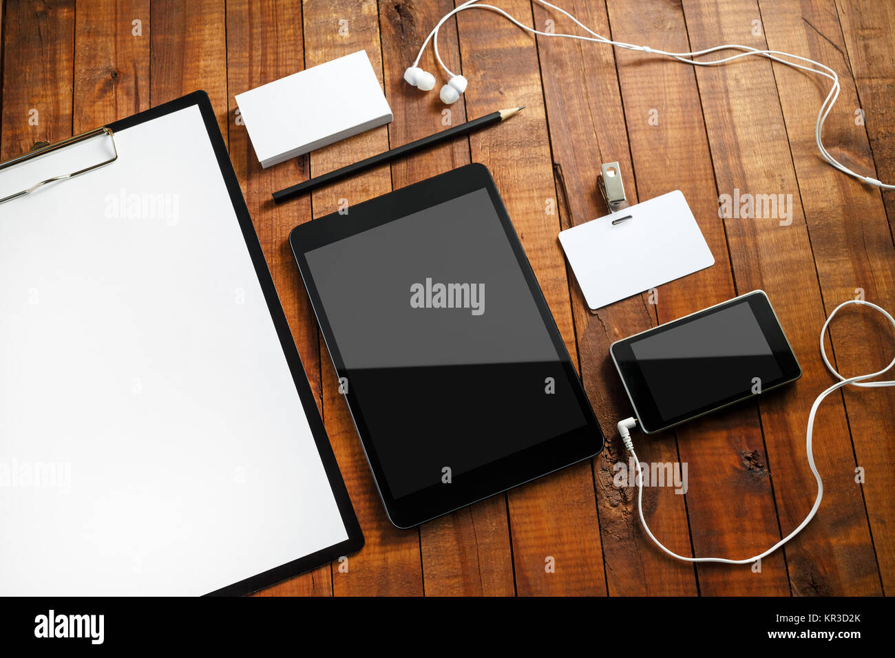 Blank technology mockup objects hi-res stock photography and images - Alamy