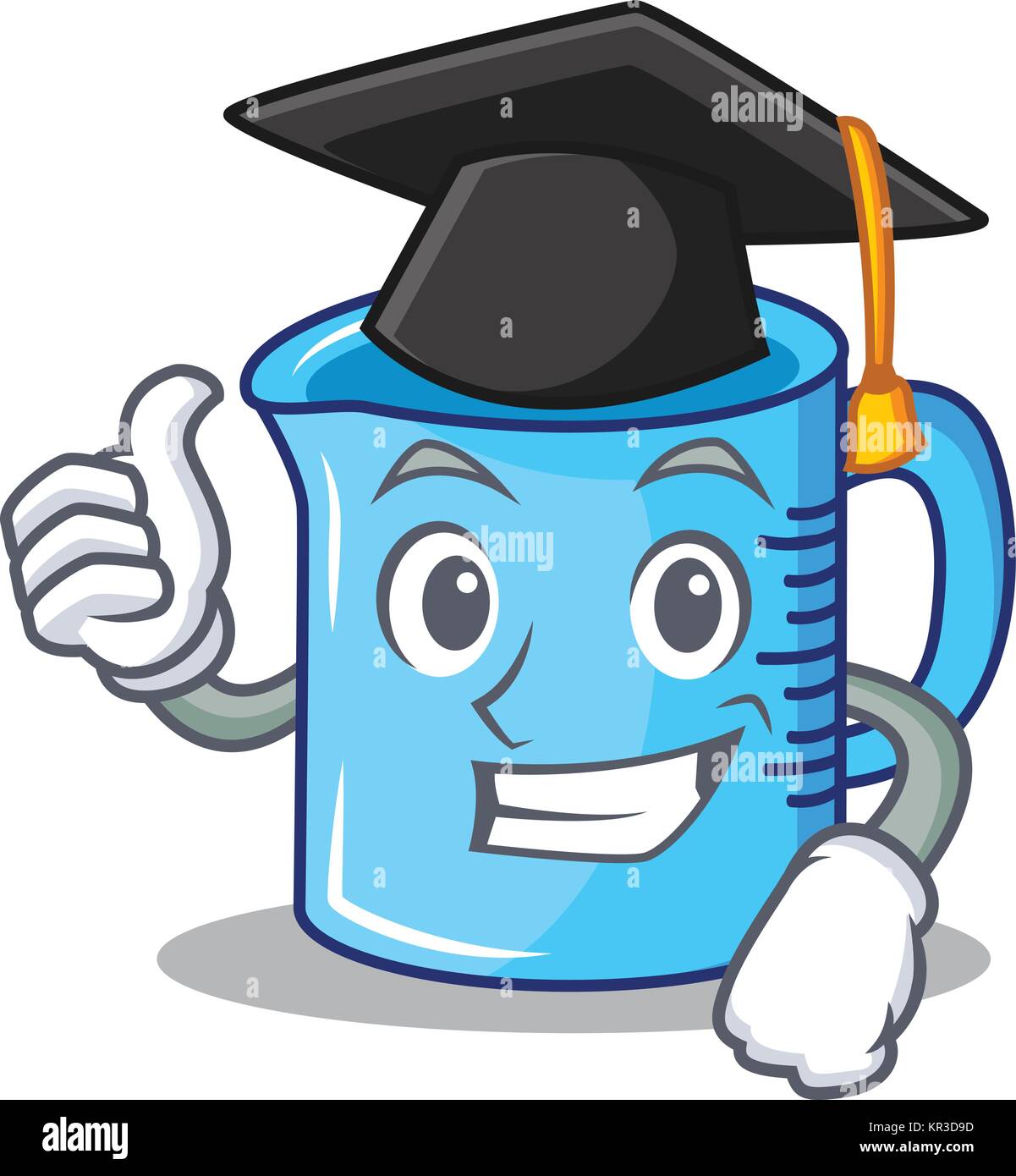 Graduation measuring cup character cartoon Stock Vector Image & Art - Alamy