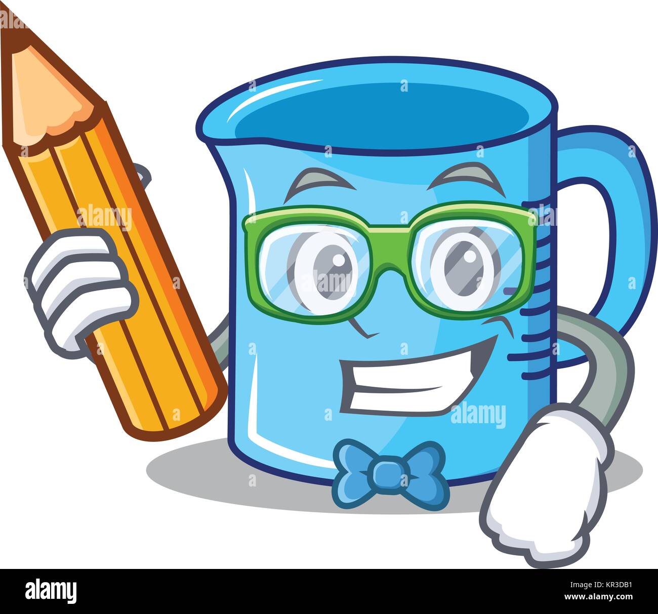 Student measuring cup character cartoon Stock Vector Image & Art - Alamy