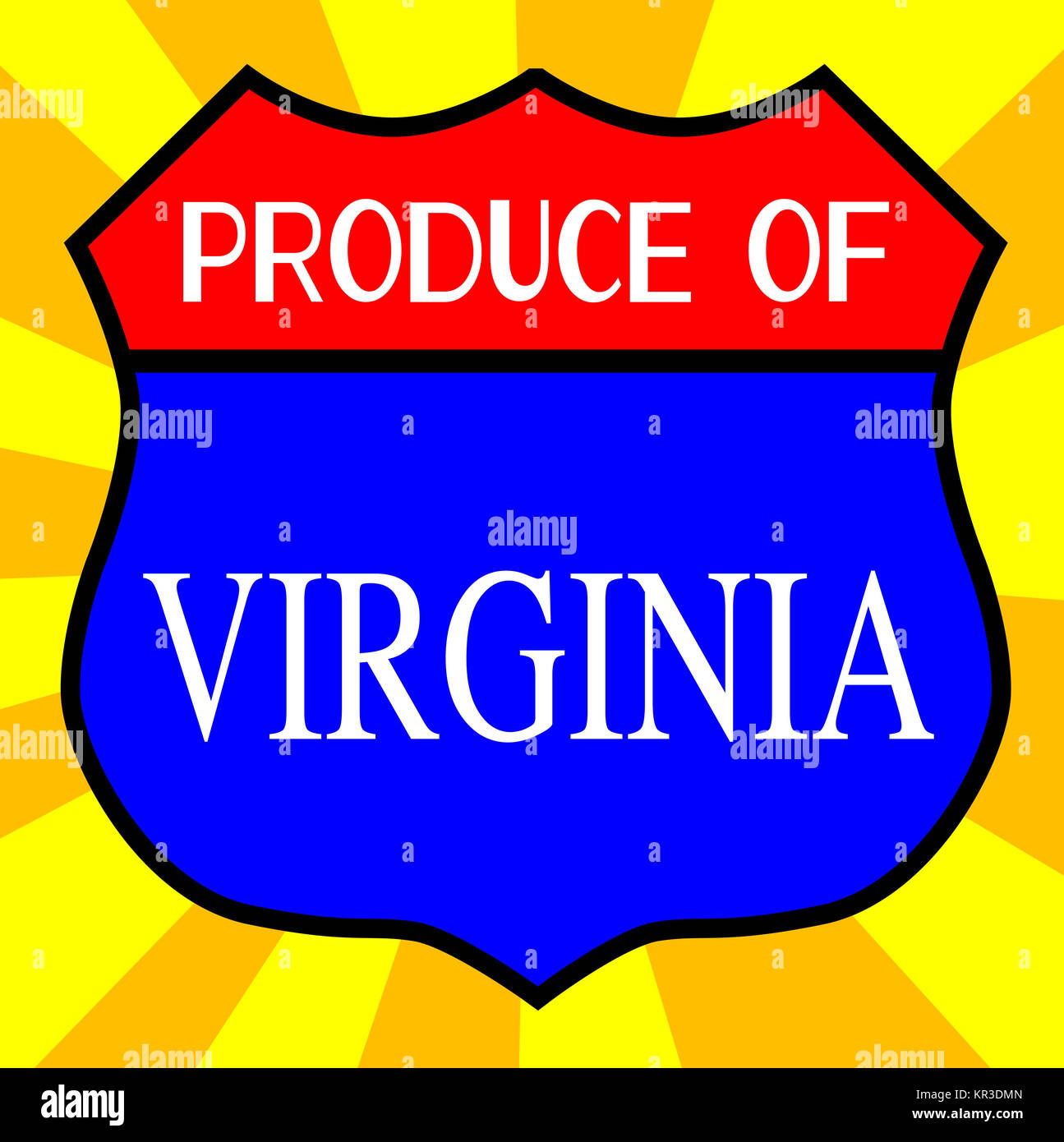 Produce Of Virginia Stock Photo - Alamy