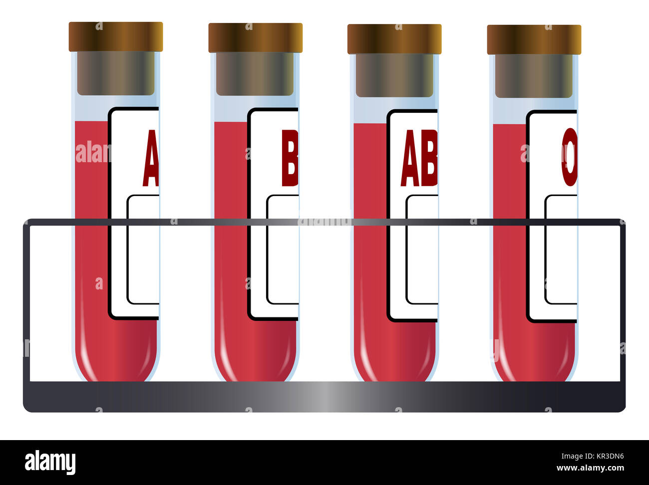 Blood Group Samples Stock Photo - Alamy