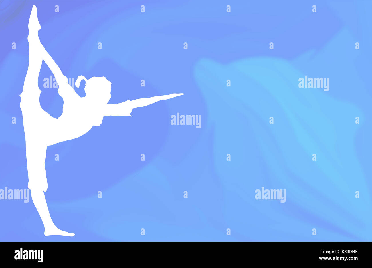 Ocean Yoga Scene With Dolphin Stock Photo - Alamy