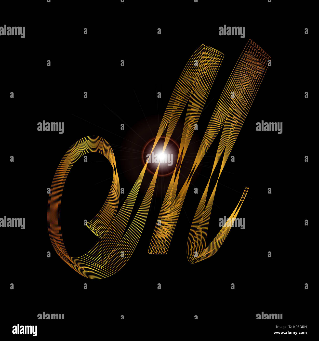 Gold Letter M High Resolution Stock Photography and Images - Alamy