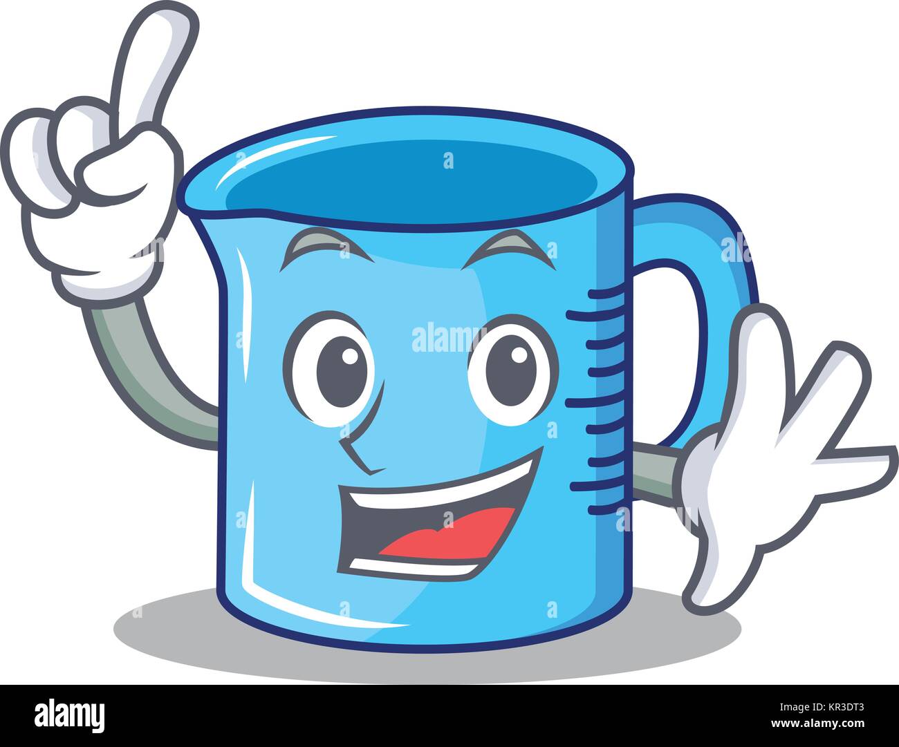 Finger measuring cup character cartoon Stock Vector Image & Art - Alamy
