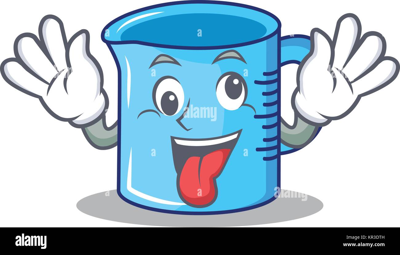 Crazy measuring cup character cartoon Stock Vector Image & Art - Alamy