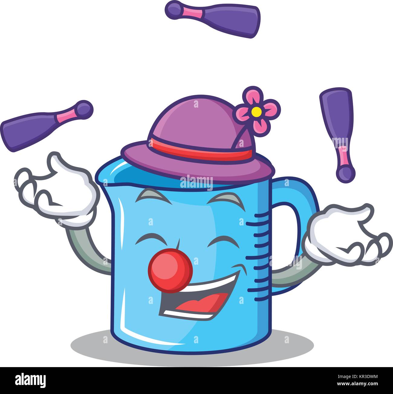 Juggling measuring cup character cartoon Stock Vector Image & Art - Alamy