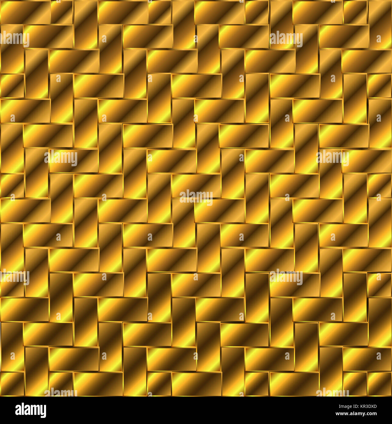 Gold Block Flooring Stock Photo - Alamy