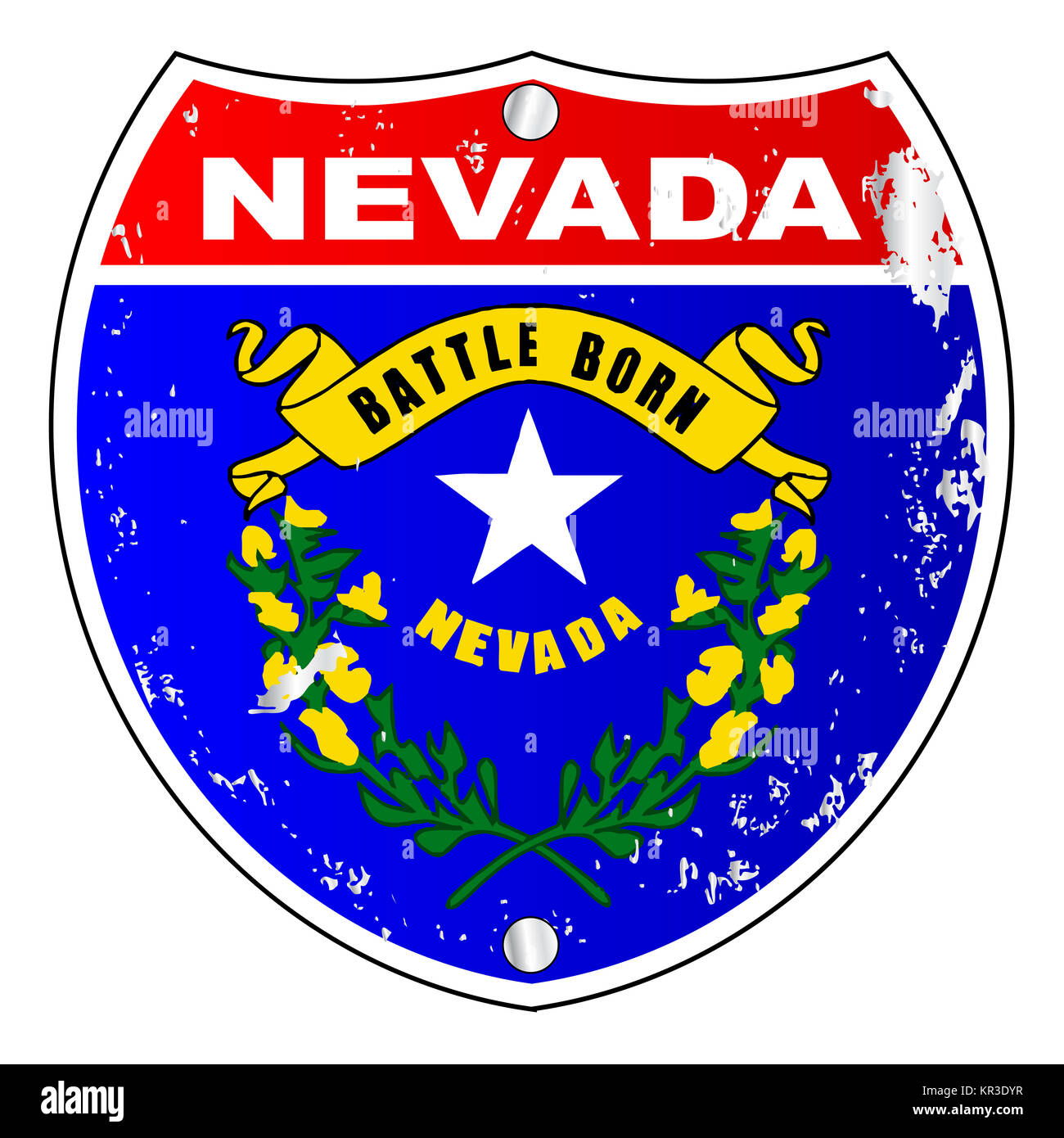 Flag nevada Cut Out Stock Images & Pictures - Alamy