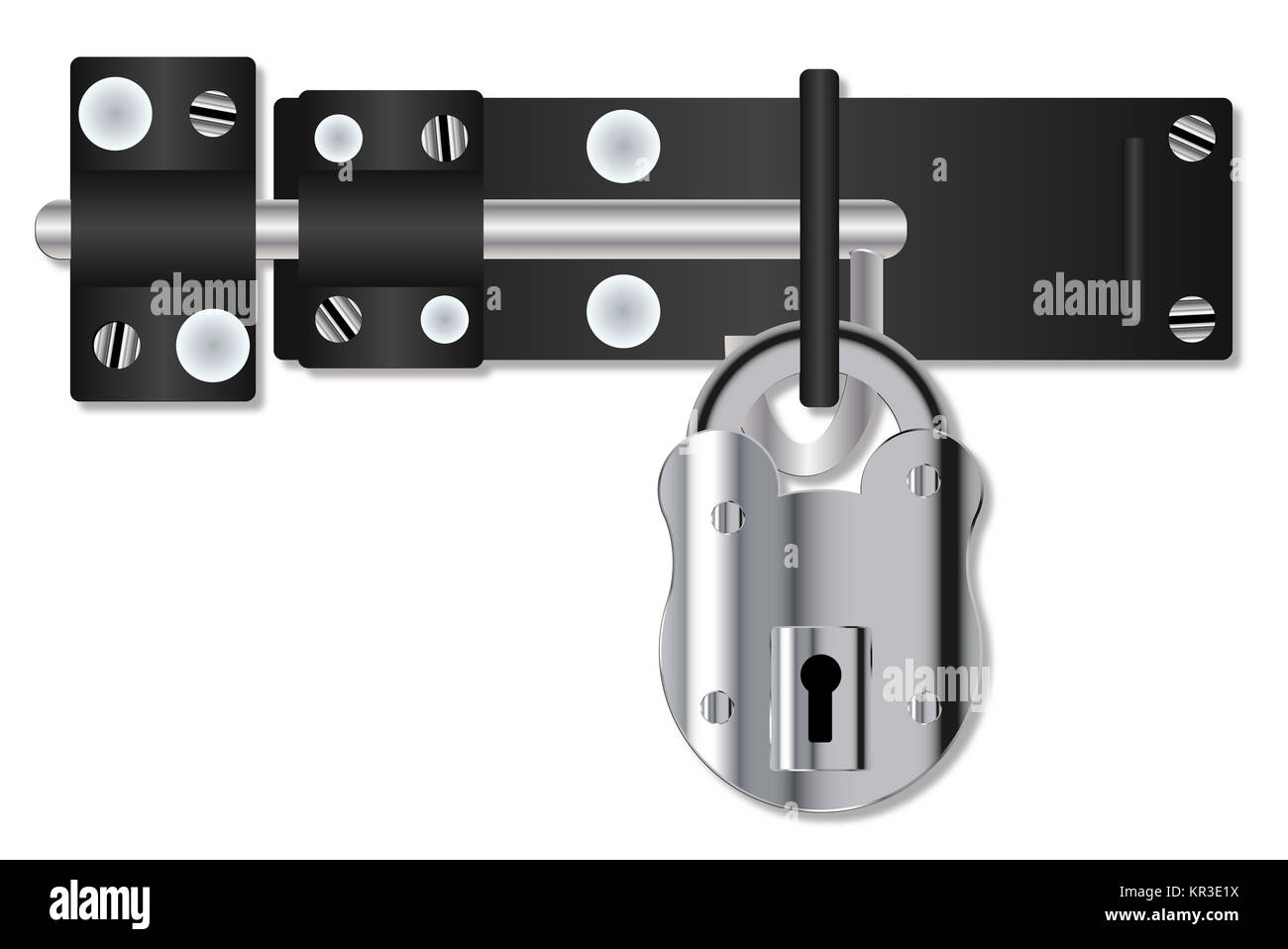 Safety hasp Cut Out Stock Images & Pictures - Alamy